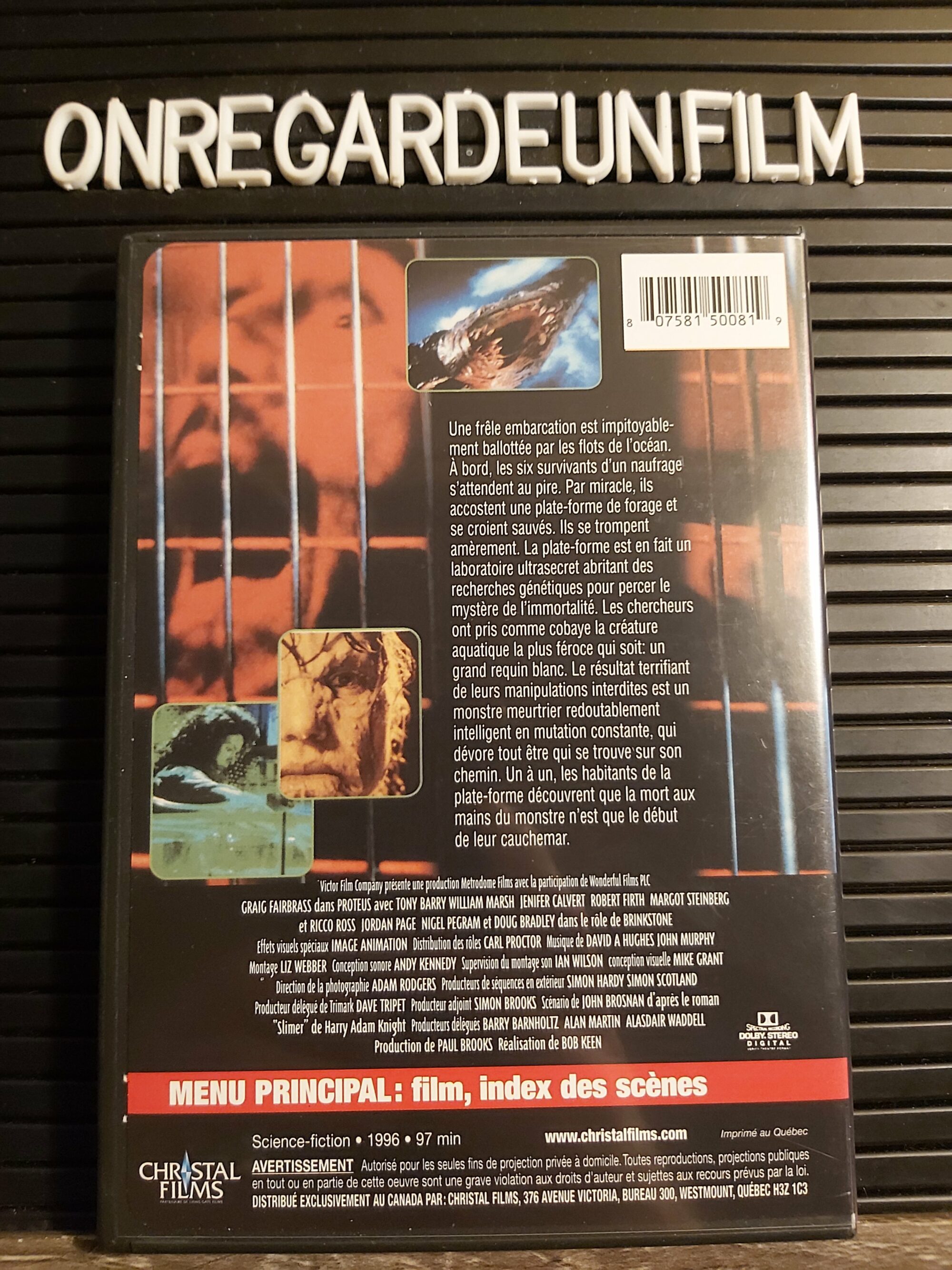 Proteus (1995) – Boutique Ciné-Dvd