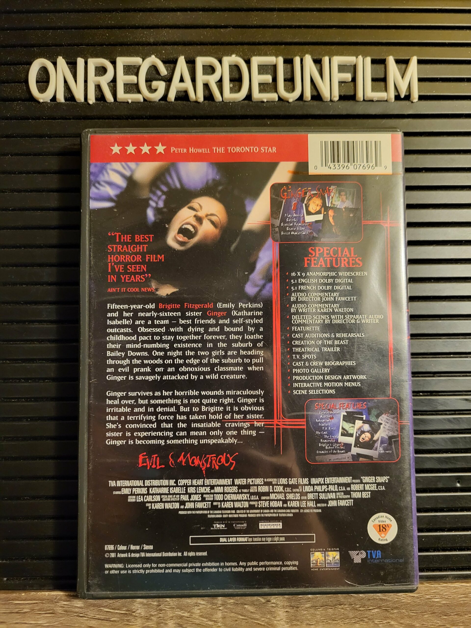 Entre Soeurs / Ginger Snaps (2000) – Boutique Ciné-Dvd