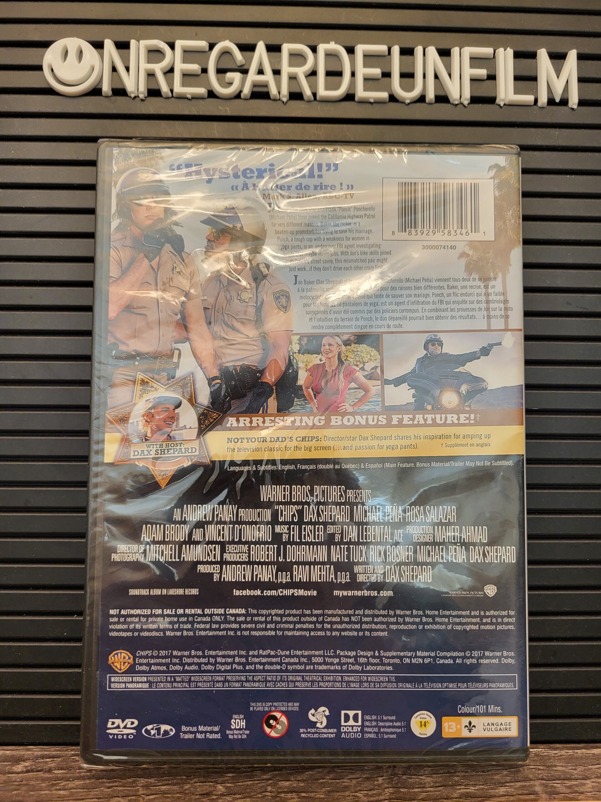 CHIPs / CHIPs (2017) – Boutique Ciné-Dvd