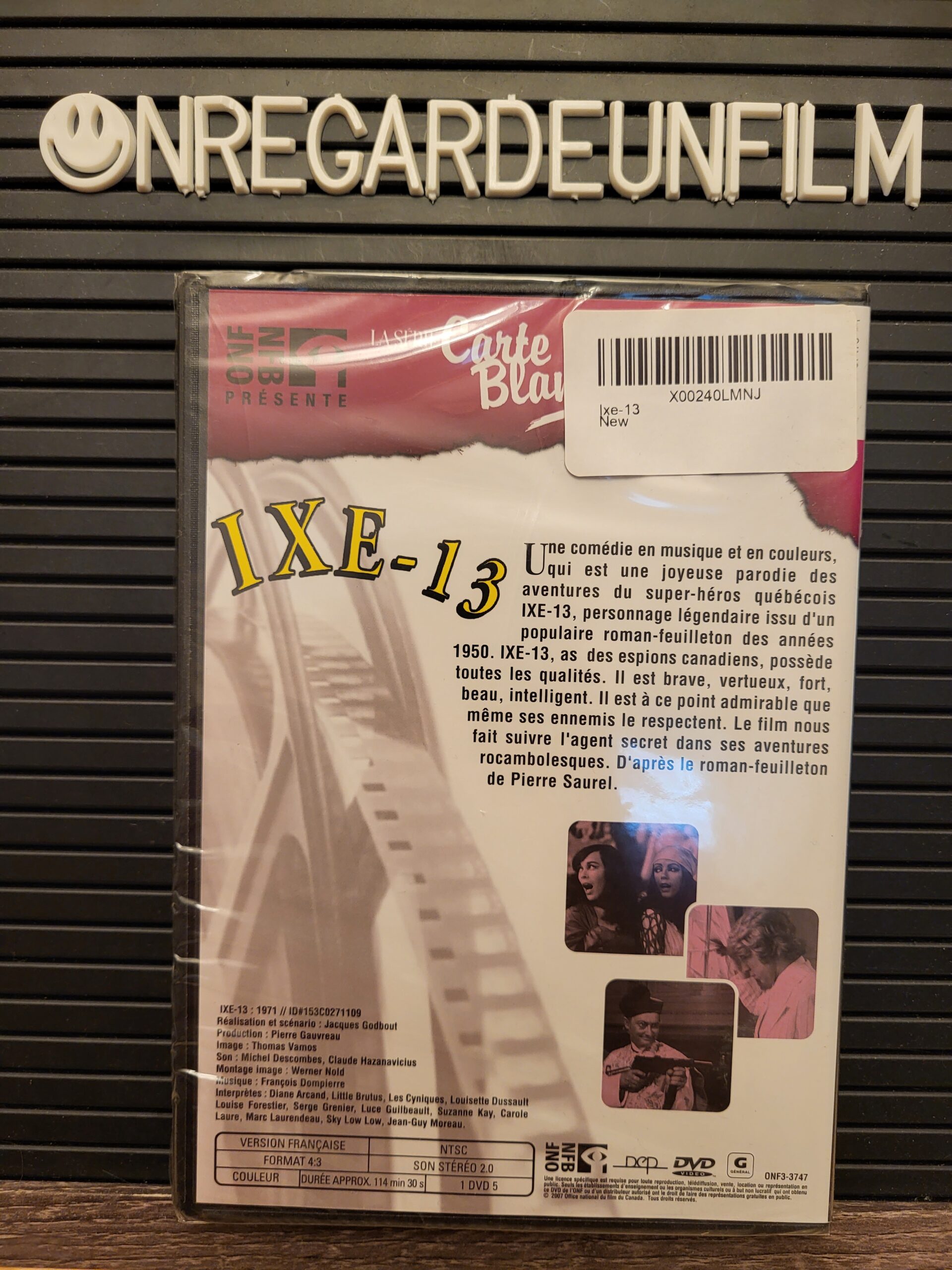 CARTE BLANCHE IXE-13 (1972) - Boutique Ciné-Dvd