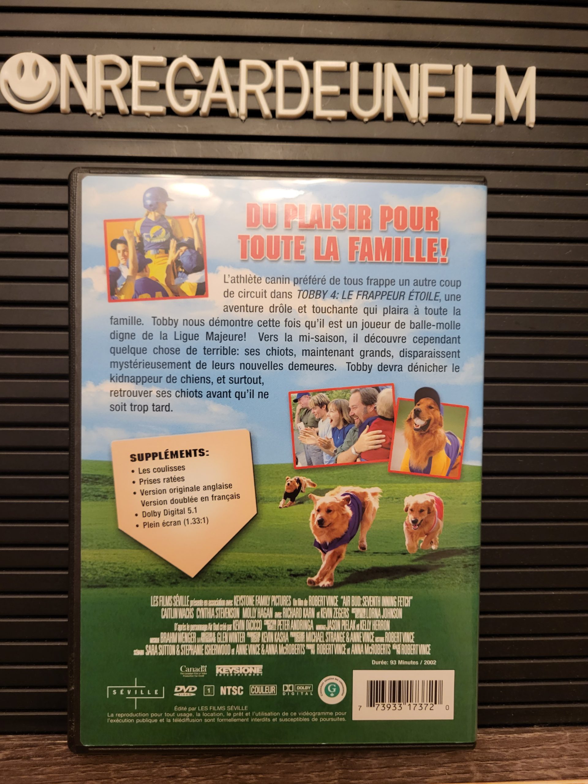 Tobby, le frappeur étoile / Air Bud: Seventh Inning Fetch (2002 ...