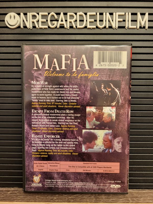 MAFIA. WELCOME TO LA FAMIGLIA Mob War (1989) & Escape From Death Row (1973) & Family Enforcer ...