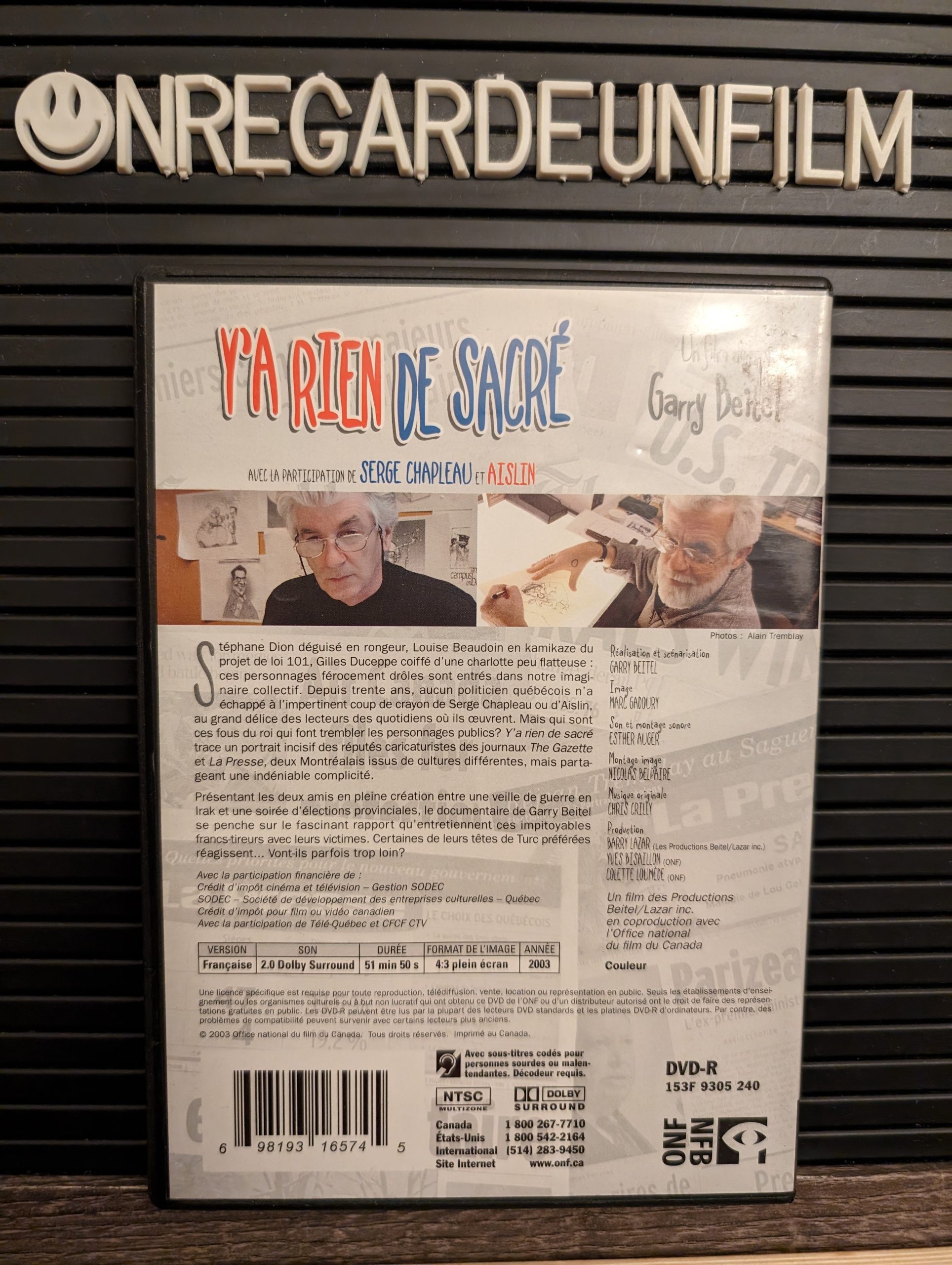 Y’a Rien de Sacré (2003) – Boutique Ciné-Dvd