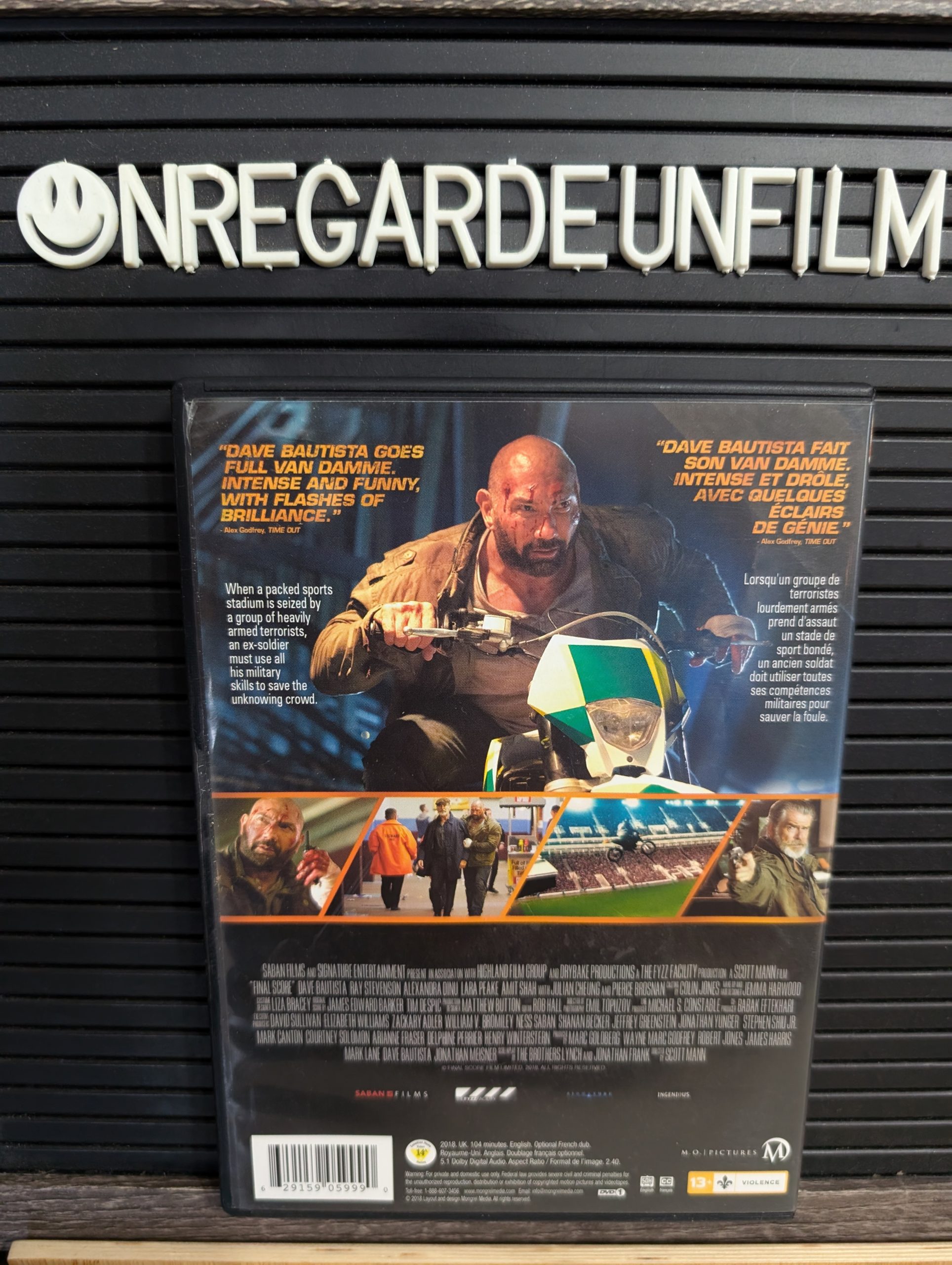 Le Score Final / Final Score (2018) – Boutique Ciné-Dvd